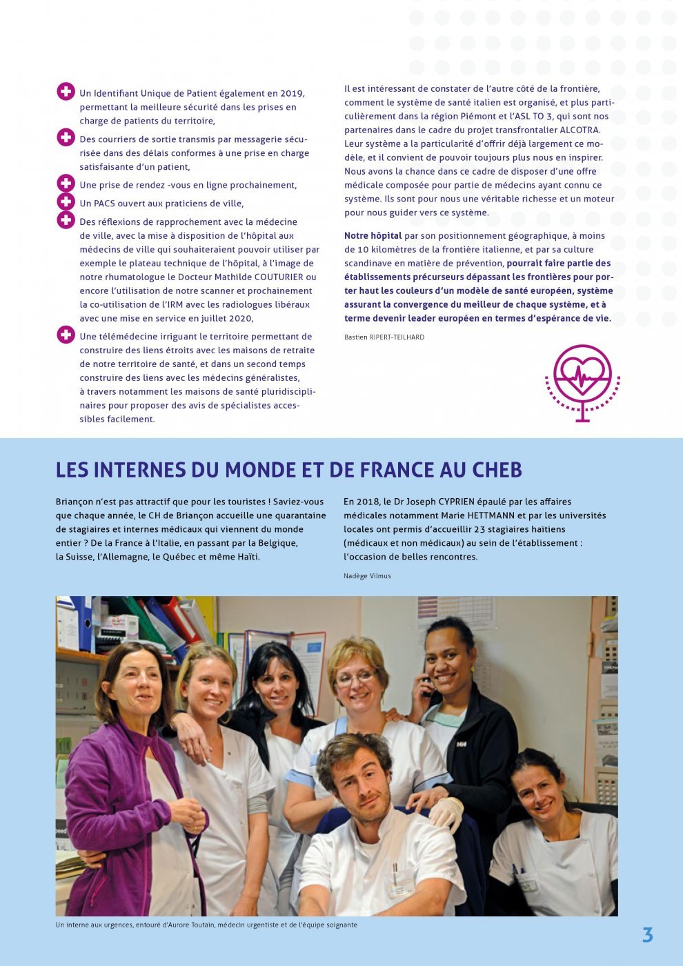 JOURNAL SEMESTRIEL DE L'HÔPITAL | Centre Hospitalier des Escartons de ...