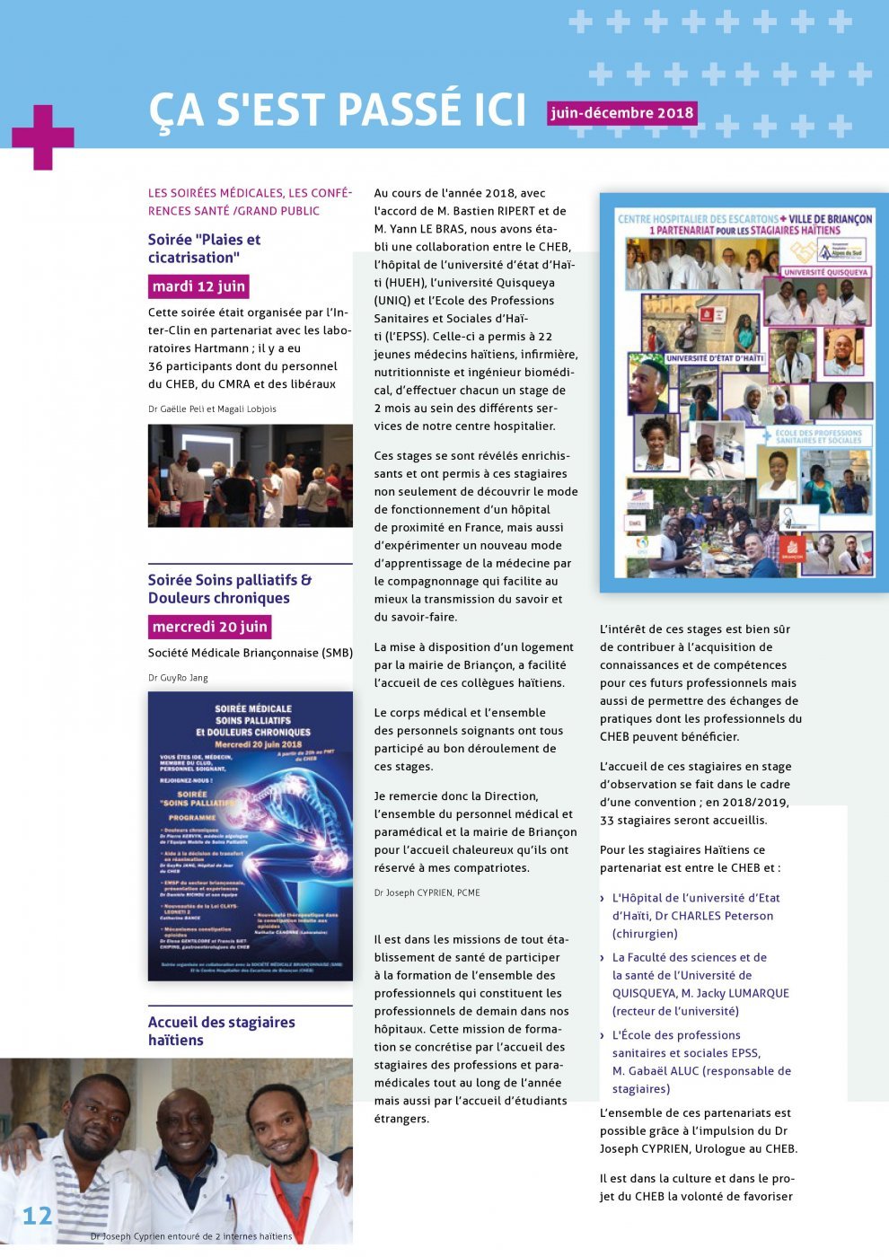 JOURNAL SEMESTRIEL DE L'HÔPITAL | Centre Hospitalier des Escartons de ...