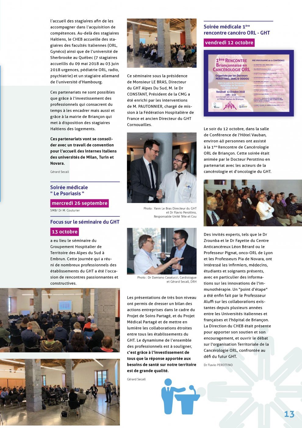 JOURNAL SEMESTRIEL DE L'HÔPITAL | Centre Hospitalier des Escartons de ...