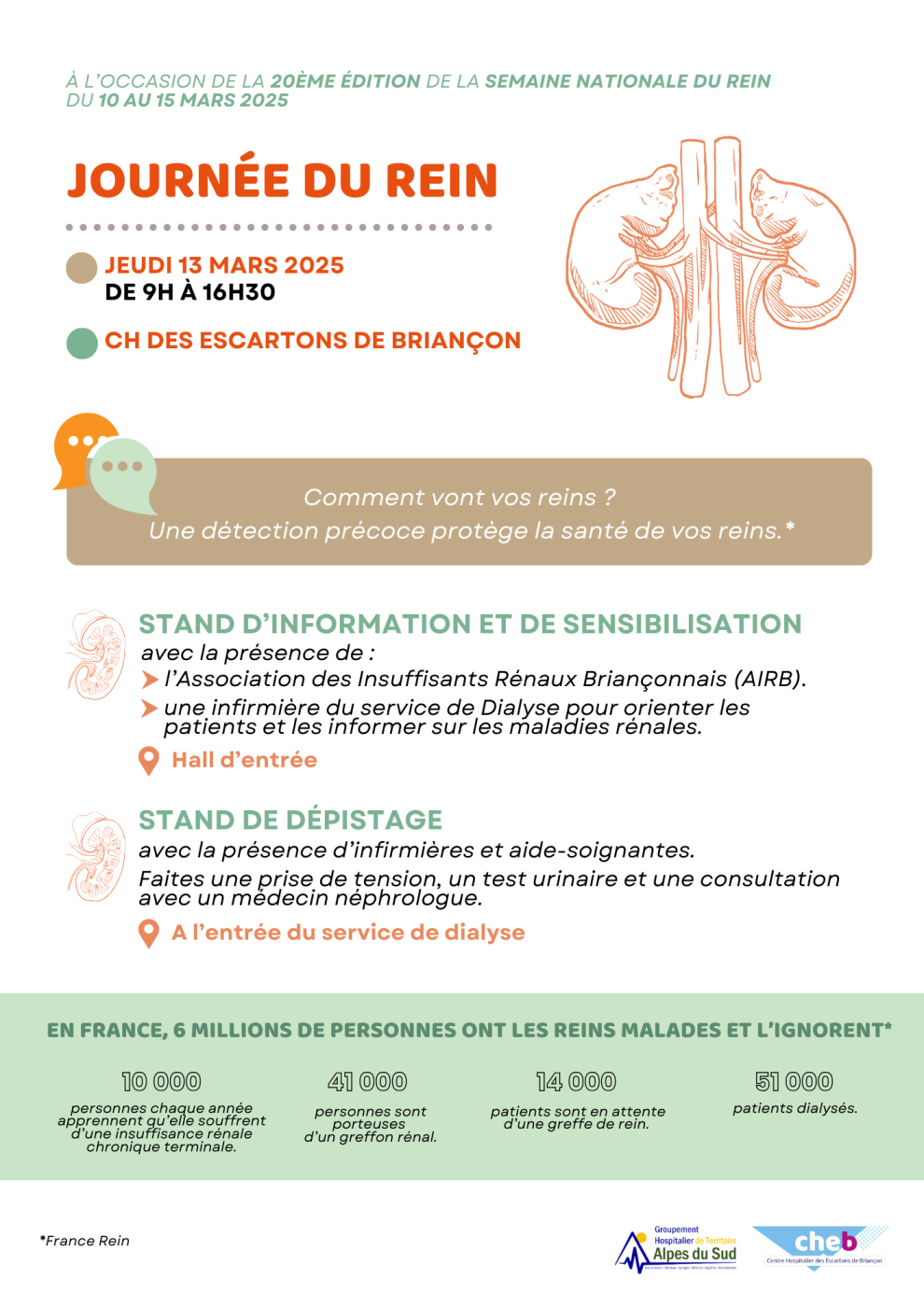 [ Journée du Rein 2025 – Stands d’information et de sensibilisation ...